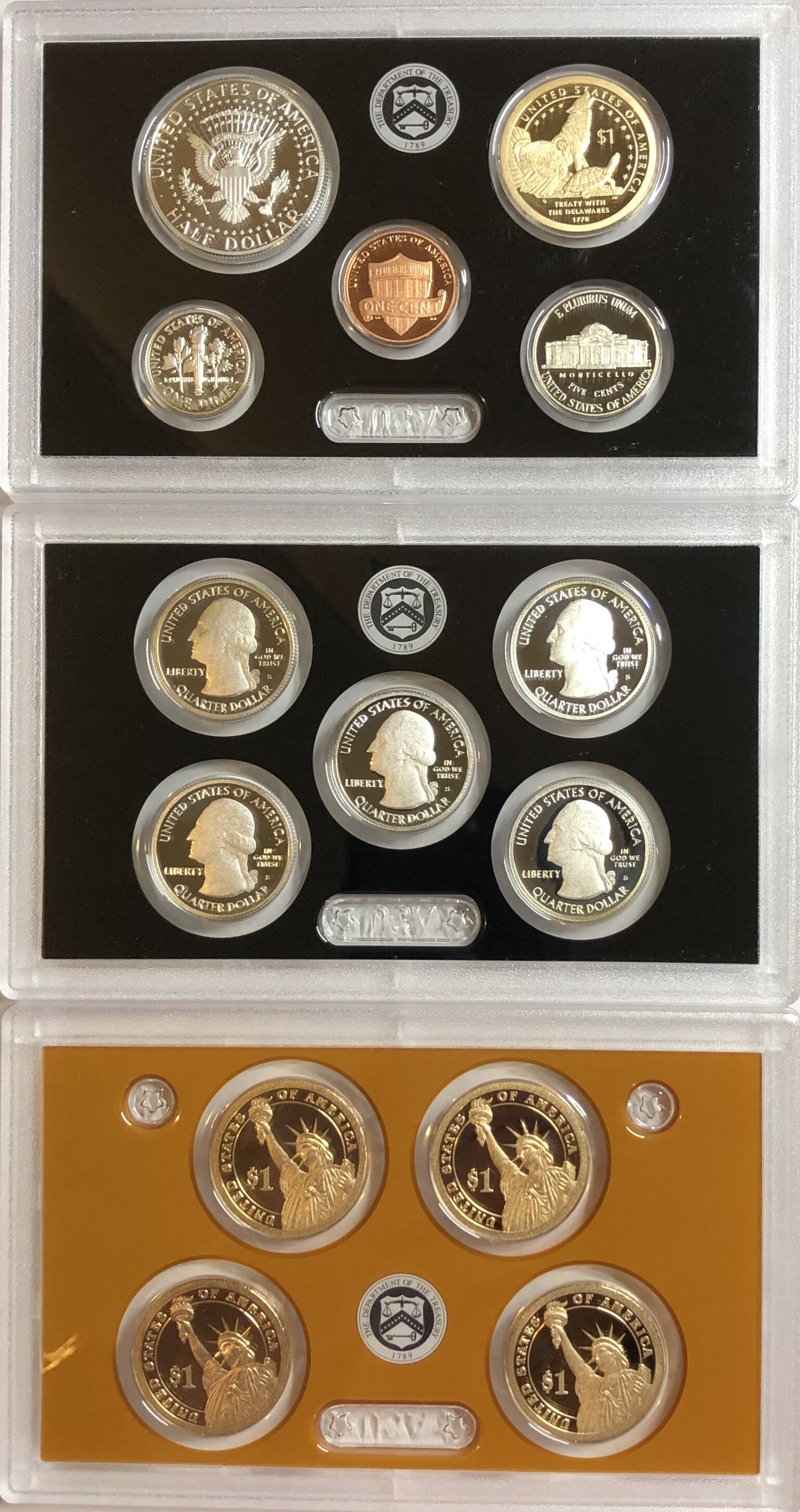 >2013-S U.S. Mint Silver Proof Set - 14 Coins in Original Government ...