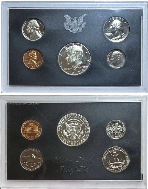 - 1970-S United States Proof Set - 5 Coins in Acrylic Holder | Property ...