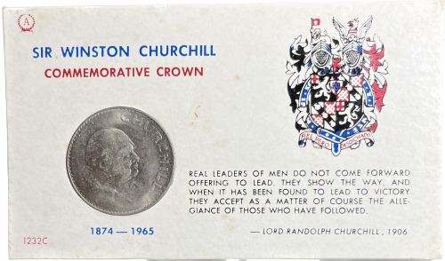 . 1965 Sir Winston Churchill Commemorative Crown Coin in Historical ...