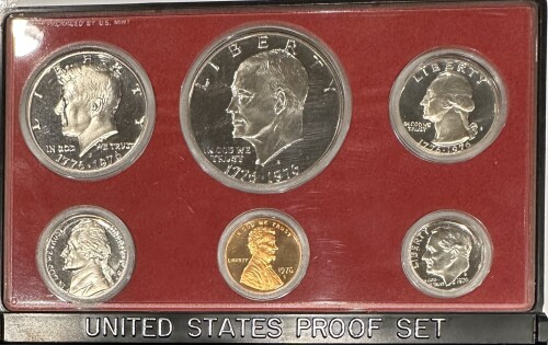 - 1976-S U.S. Proof Set: Complete 6-Coin Set | Property Room