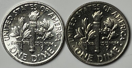 * 1964 & 1965 U.S. Silver and Clad Roosevelt Dimes | Property Room