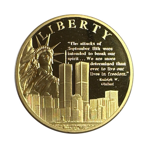 - Remembering 9/11 Proof 24k Gold Layered Commemorative- American ...