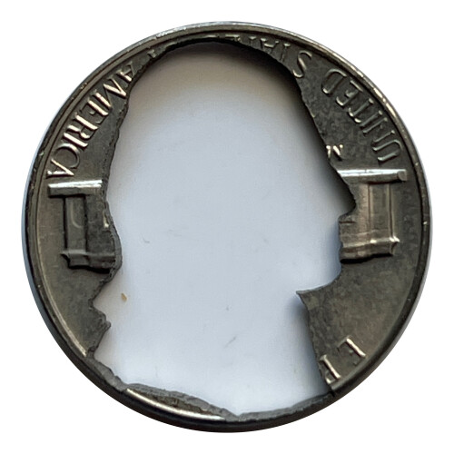 1969 U.S. Jefferson Cut-Out Nickel | Property Room