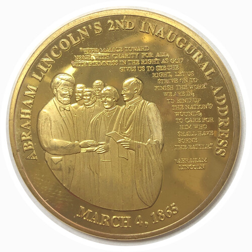 #Abraham Lincoln Commemorative Coin - 2nd Inaugural Address | Property Room