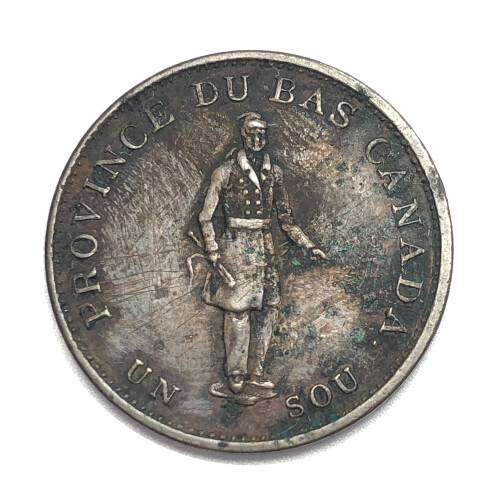 *1837 Canada Province Du Bas Half Penny Bank Token | Property Room
