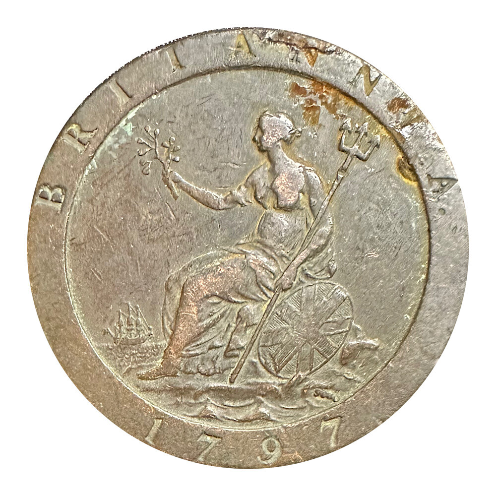 >1797 Great Britain George III D.G. Rex - One Pence - Nice Detail ...