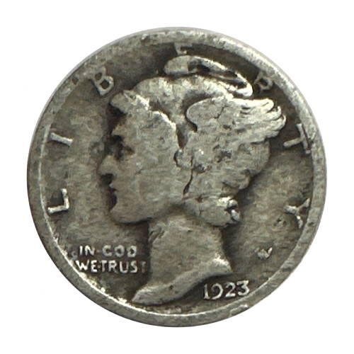 - 1923 U.S. Silver Mercury Dime | Property Room