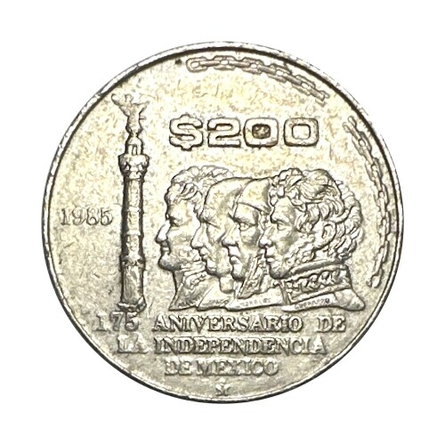 - 1985 Mexico 200 Pesos - 175th Anniversary of Independence | Property Room