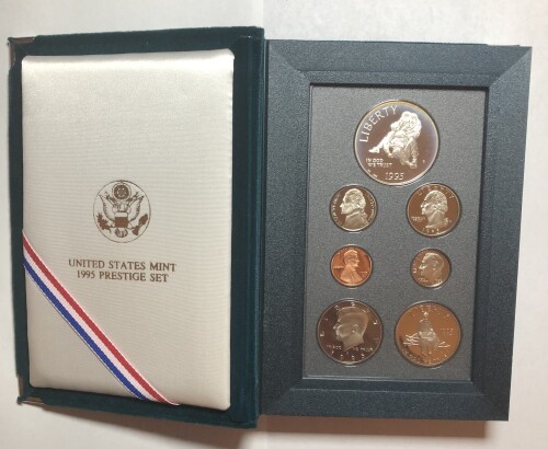#1995-S Mint Prestige Set - 7 Civil War Battlefield Commemorative Coins ...