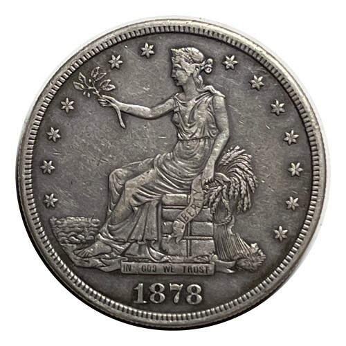 1878-S United States of America Trade Dollar - 420 Grains - 900 Fine ...