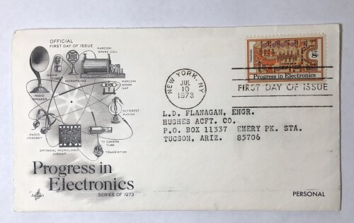 U.S. Commemorative Stamp to Salute Progress in Electronics - First Day ...