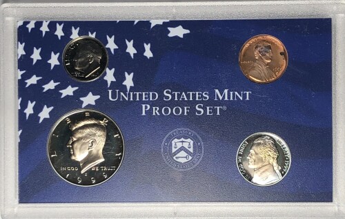 *1999-S United States Mint Proof Set - 4 Coins in Acrylic Holder ...