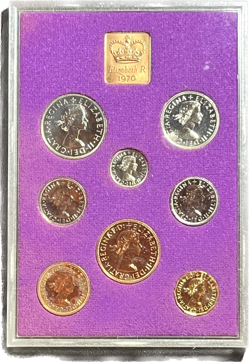 . 1970 Coinage of Great Britain & Northern Ireland - Stunning 8 Coin Set | Property Room