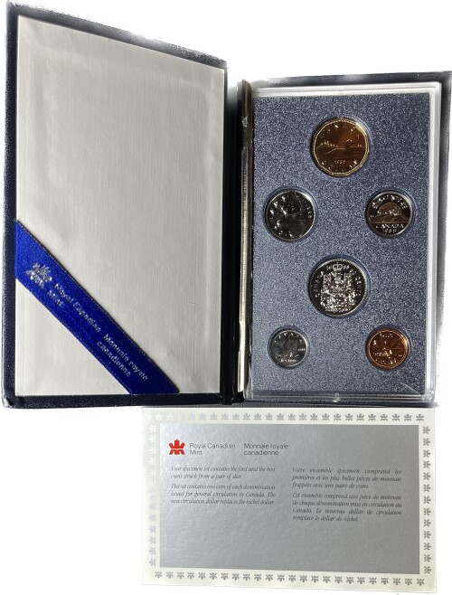 * 1988 Canada Royal Mint Specimen Set - Lustrous - 1st & Best Coins ...