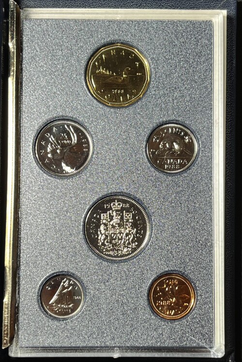 * 1988 Canada Royal Mint Specimen Set - Lustrous - 1st & Best Coins ...