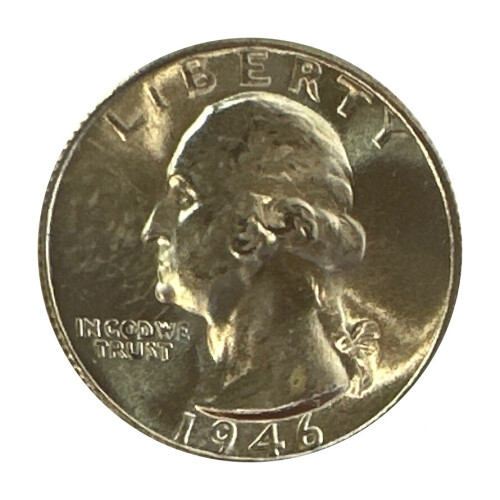 - 1946-S U.S. Silver Washington Quarter - Mirror Shine | Property Room