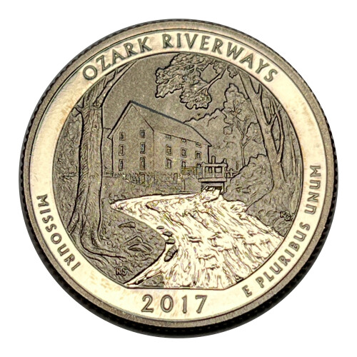 * 2017-S U.S. Enhanced Uncirculated Quarter - Ozark Riverways National ...