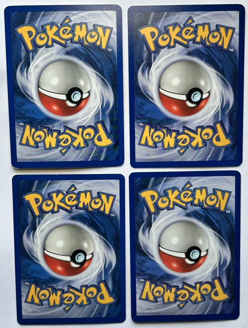 1999 Pokémon Cards - Dark Charmeleon, Machop, Dark Jolteon & Trainer ...