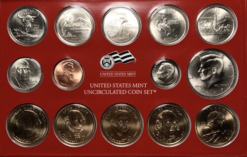 *2007-D United States Mint Uncirculated Coin Set - 14 Coins | Property Room