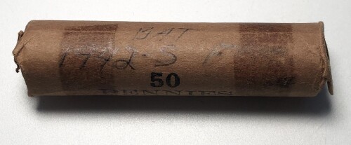 *1942-S US Unsearched Roll of Lincoln Small Cents With Wheat Back ...