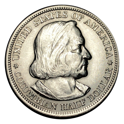 *1893 United States of America Uncirculated & Lustrous Columbian Half ...