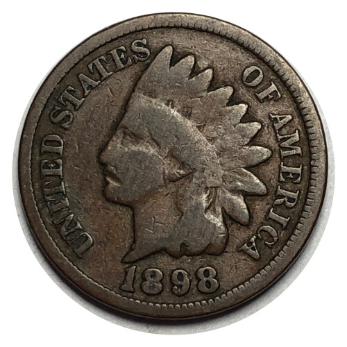 *1898 US Indian Head One Cent Coin | Property Room