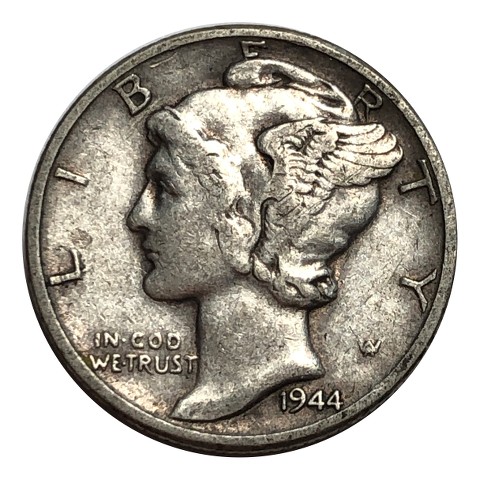 *1944 US Silver Mercury Dime | Property Room