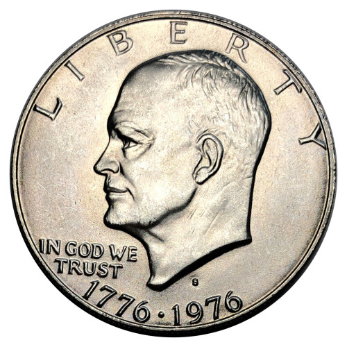 *1976-S US Silver Uncirculated Bicentennial Eisenhower Liberty Bell ...