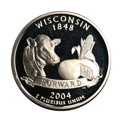 *2004-S US Silver Proof State Quarter - Wisconsin | Property Room