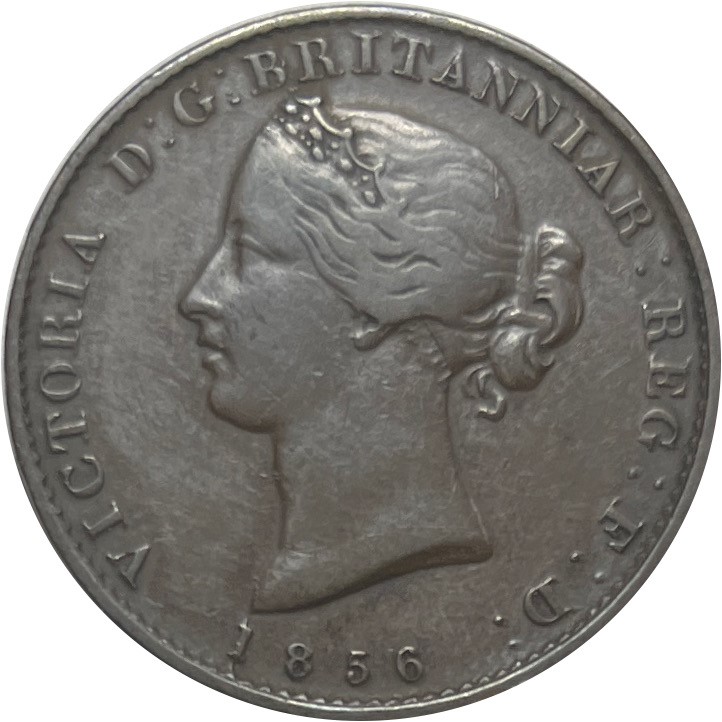1856 Canada Nova Scotia Copper One Half Penny BR 876 CH127-Large Copper ...