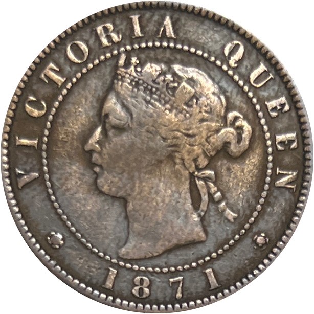 1871 Prince Edward Island One Cent-Queen Victoria Reign BR 915 ...