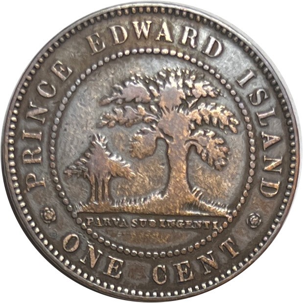 1871 Prince Edward Island One Cent-Queen Victoria Reign BR 915 ...