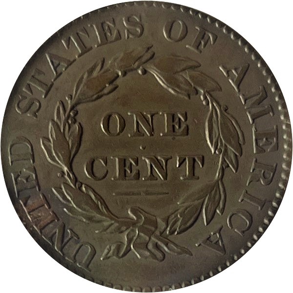 1829 U.S. Large Cent Beautiful Chocolate Brown Surfaces! | Property Room