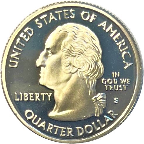 2004-S U.S. Silver Deep Cameo Gem Proof State Quarter FLORIDA Stunning ...