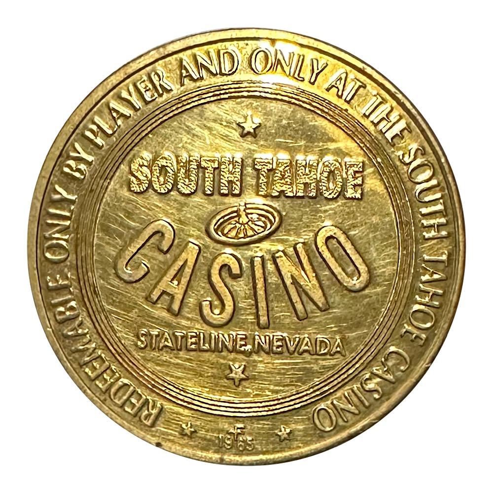1965 Golden Dollar Gaming Token - SOUTH TAHOE CASINO, Stateline, Nevada ...