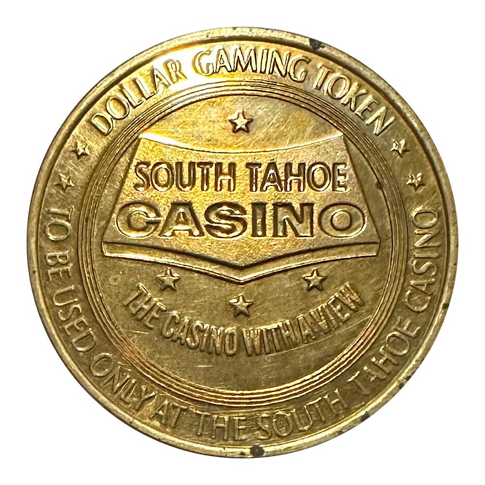 1965 Golden Dollar Gaming Token - SOUTH TAHOE CASINO, Stateline, Nevada ...