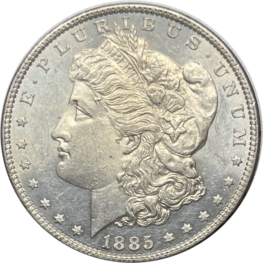 1885 U.S. Silver Morgan Dollar Proof-Like Brilliant Uncirculated ...