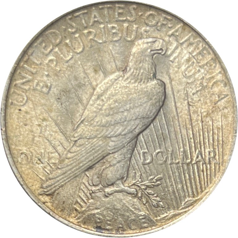 1922 U.S. Silver Brilliant Bright Lustrous Peace Dollar-2nd Year Of ...