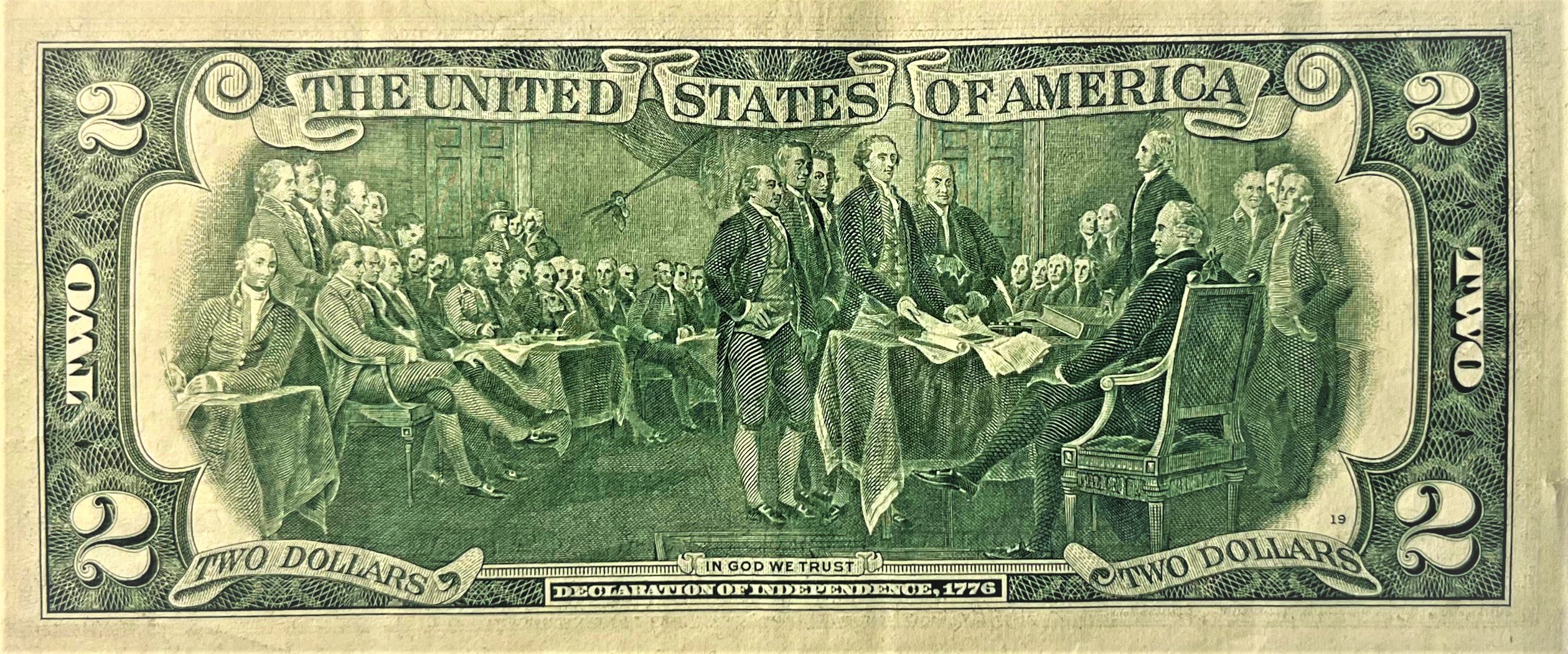 1976 U.S. $2 Currency *STAR* Note-Low Serial Numbered & Choice ...