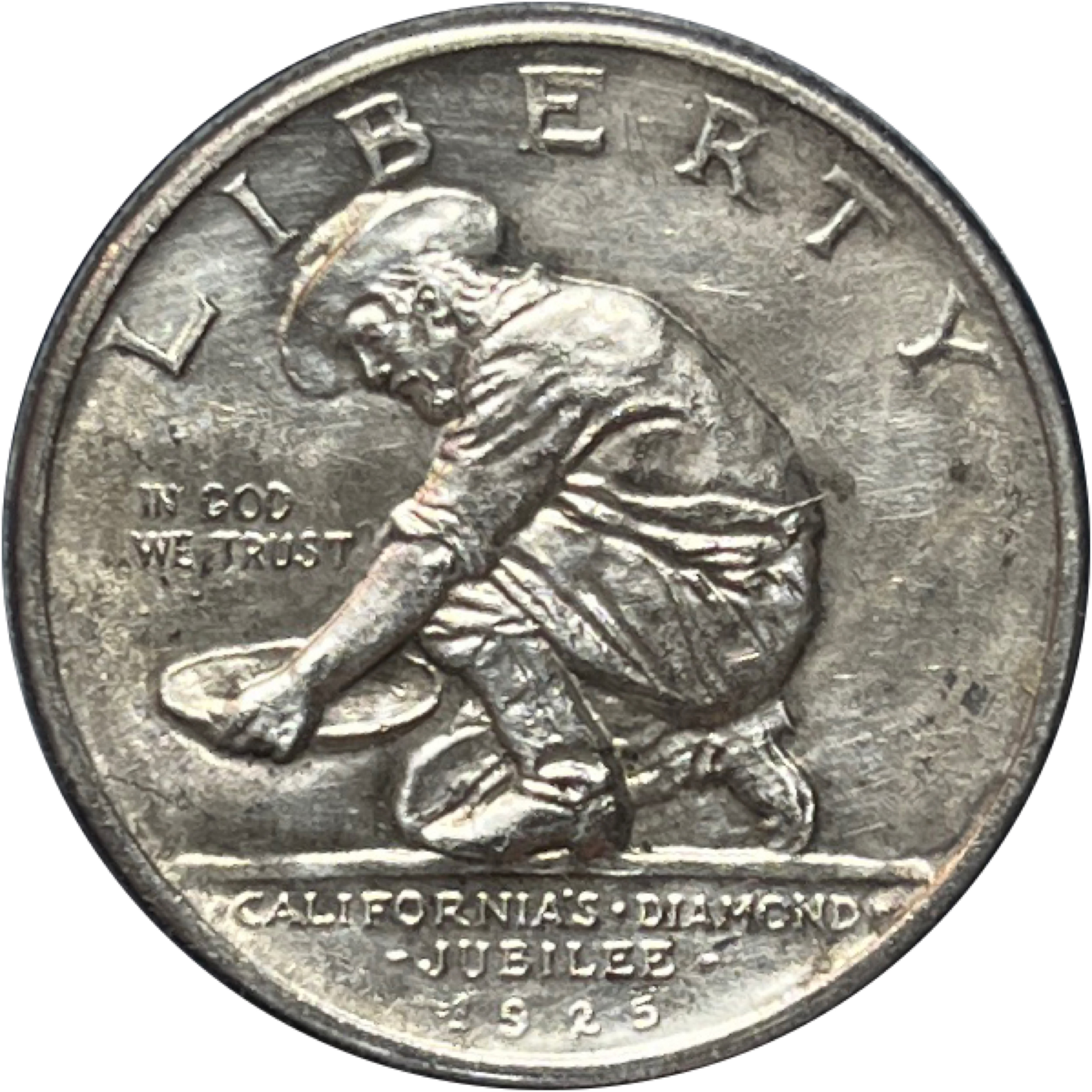 1925-S U.S. Silver California Classic Commemorative-Comes In Bifold ...