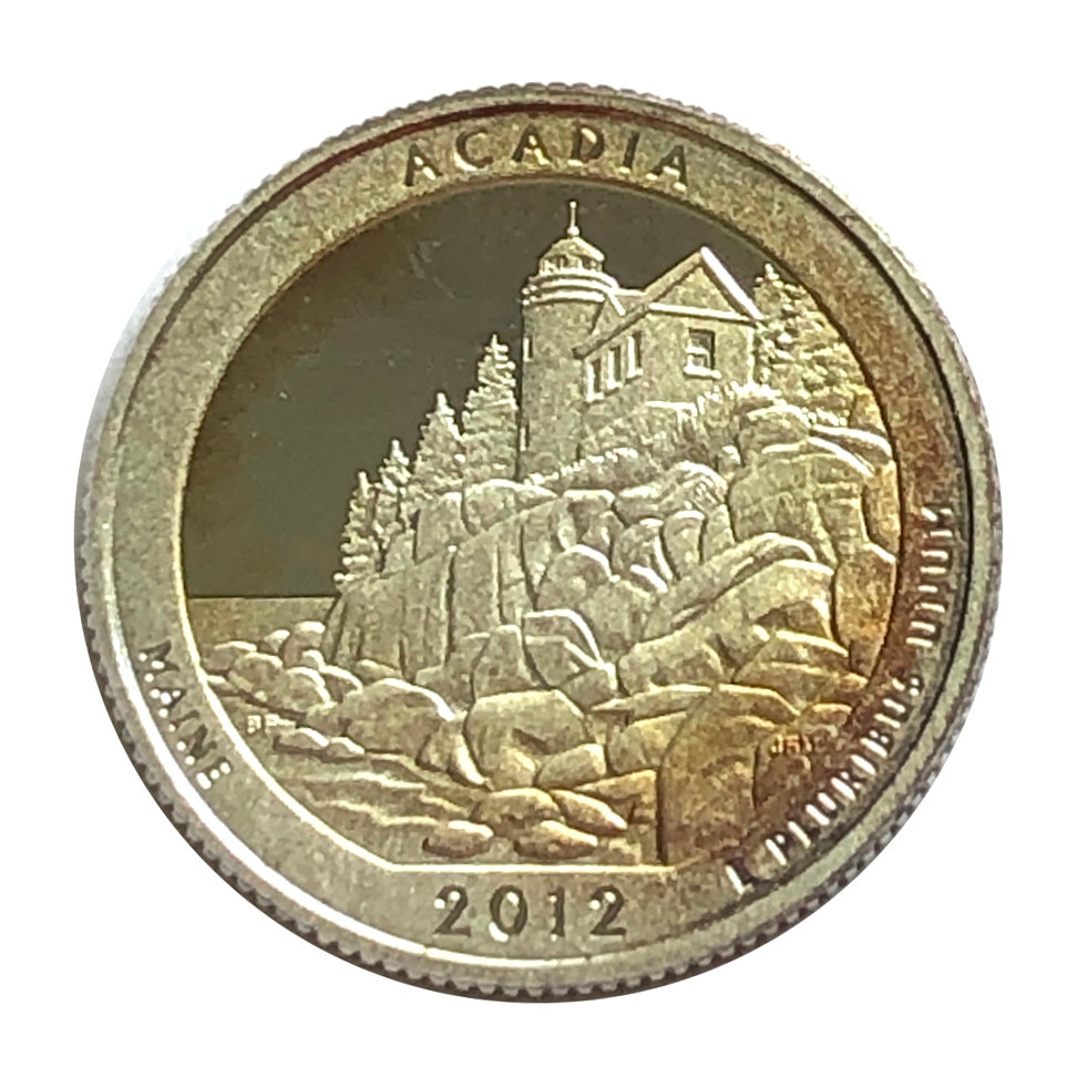 *2012-S Silver Proof US National Park Quarter – Acadia | Property Room