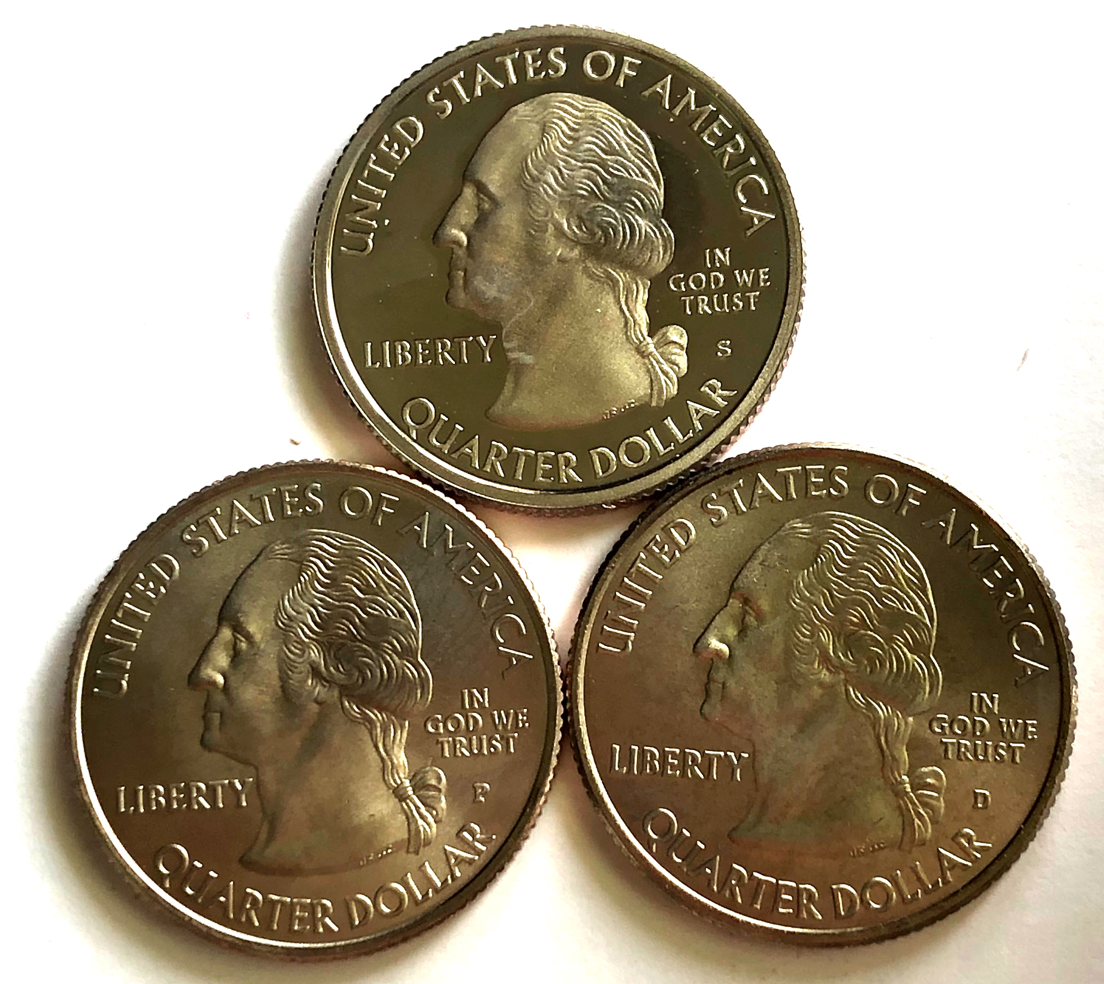 *2009-S Proof and 2009 P&D United States Quarters – Guam - Set of 3 ...