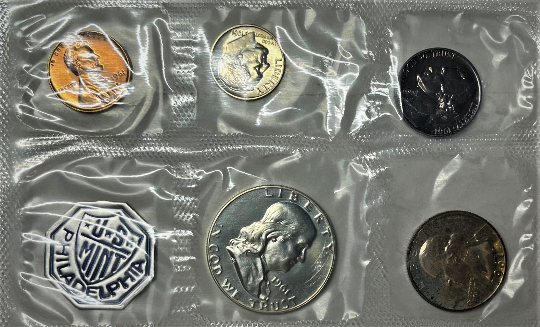 1961 Gem Silver Proof Set In Original US Mint Packaging | Property Room