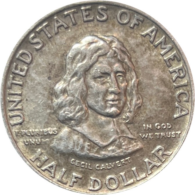 1934 U.S. Silver Classic Commemorative Maryland-Scarce Issue | Property ...