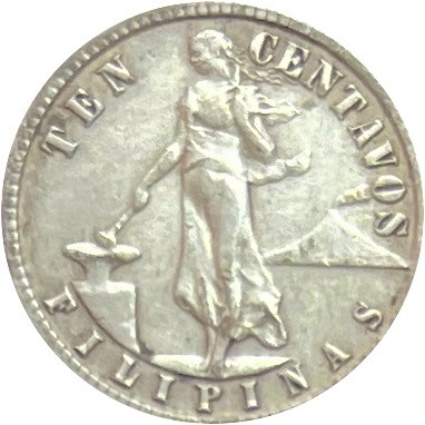 1908-S U.S. Philippines Ten Centavos | Property Room