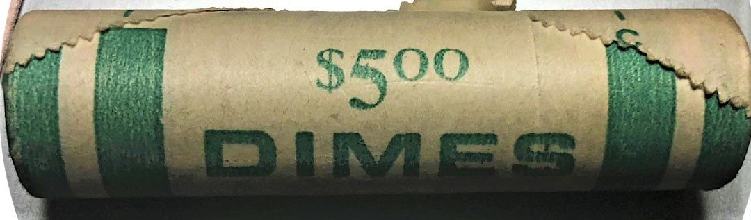 1969-D US Roosevelt Dimes Brilliant Uncirculated Original Bank Wrapped ...