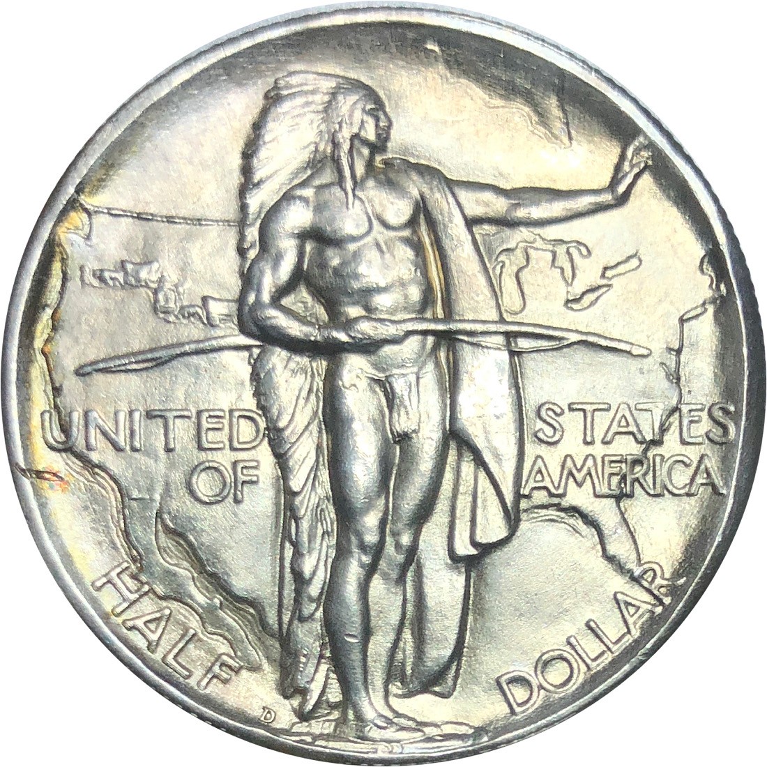 1934-D US Silver Oregon Classic Commemorative-Higher Grade & Lustrous ...