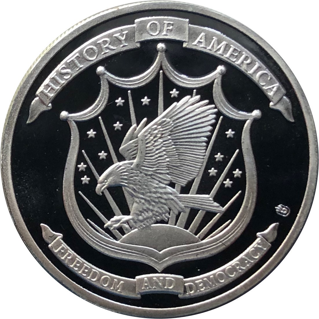 .999 Silver Layered Gem Proof Reverse Colorized Statue Of Liberty ...