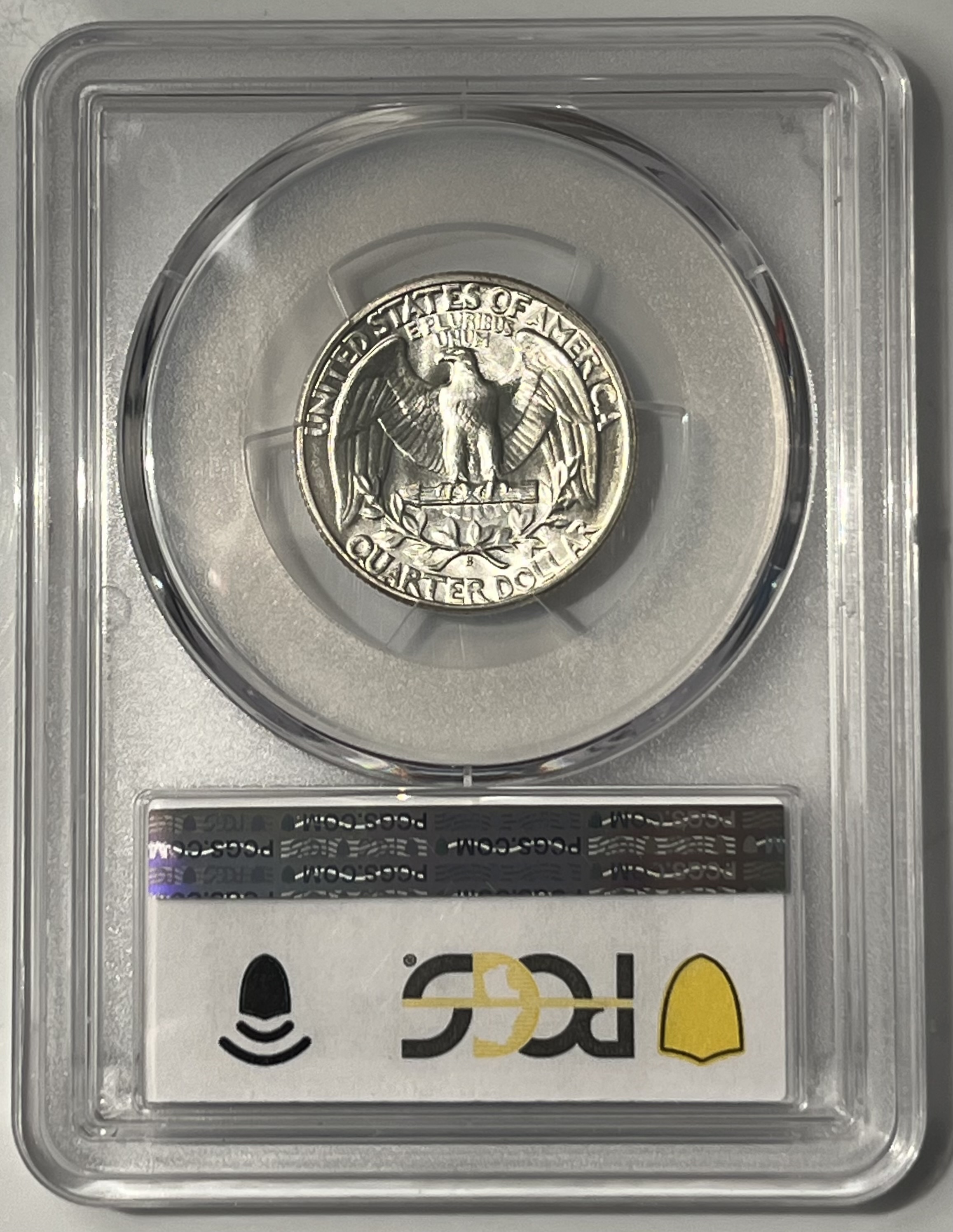 1943-S Silver Washington Quarter Graded PCGS MS66 | Property Room