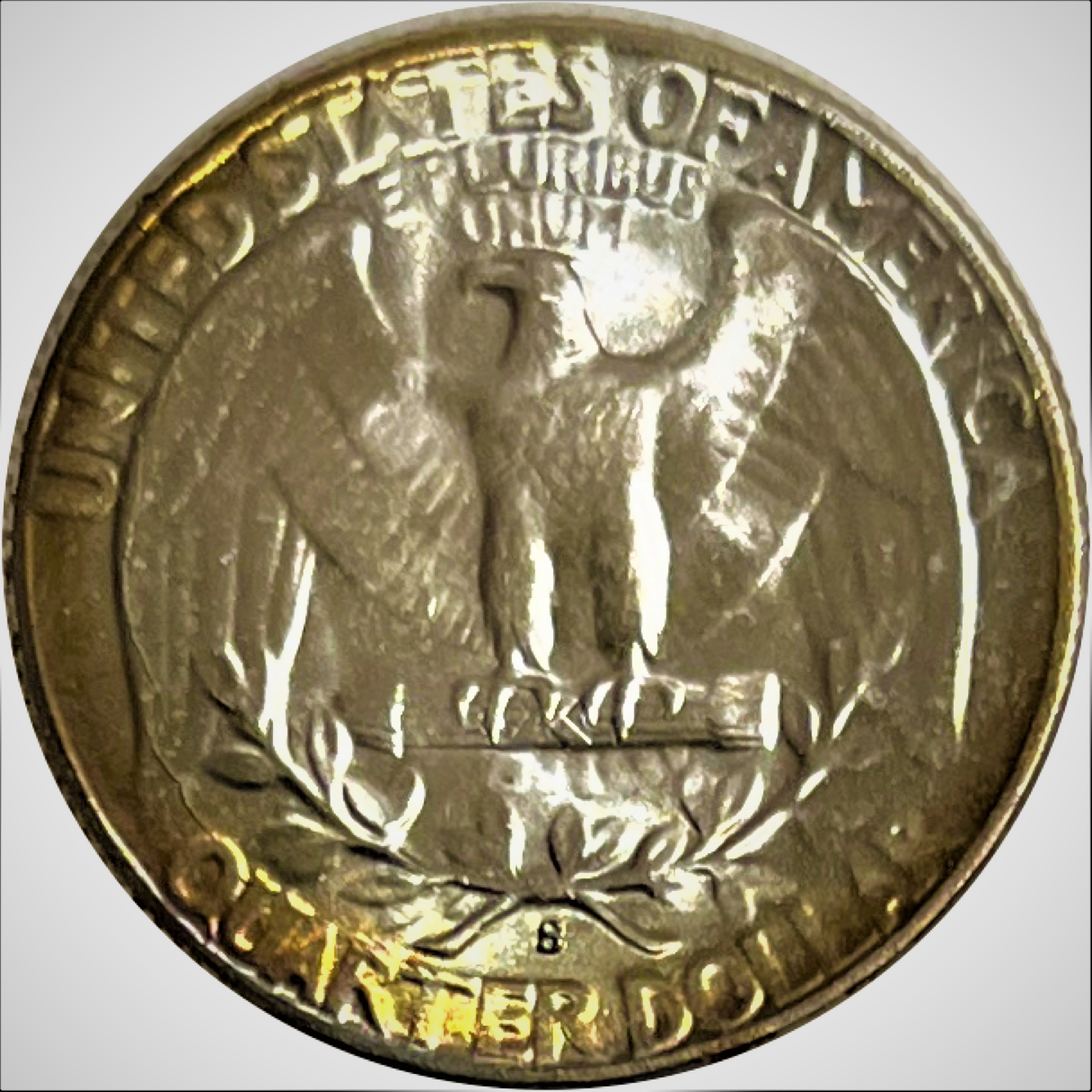 1954-S US Silver Washington Quarter-Reverse Toned Brilliant ...